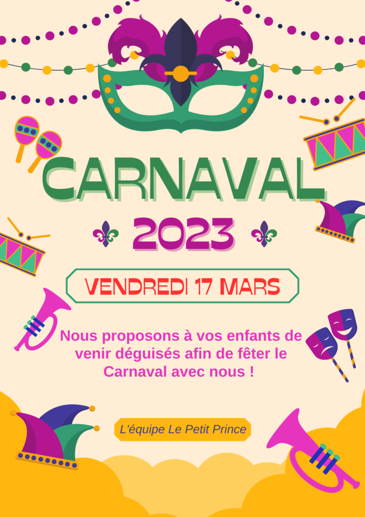 Affiche Carnaval - Mairie de Chaponnay